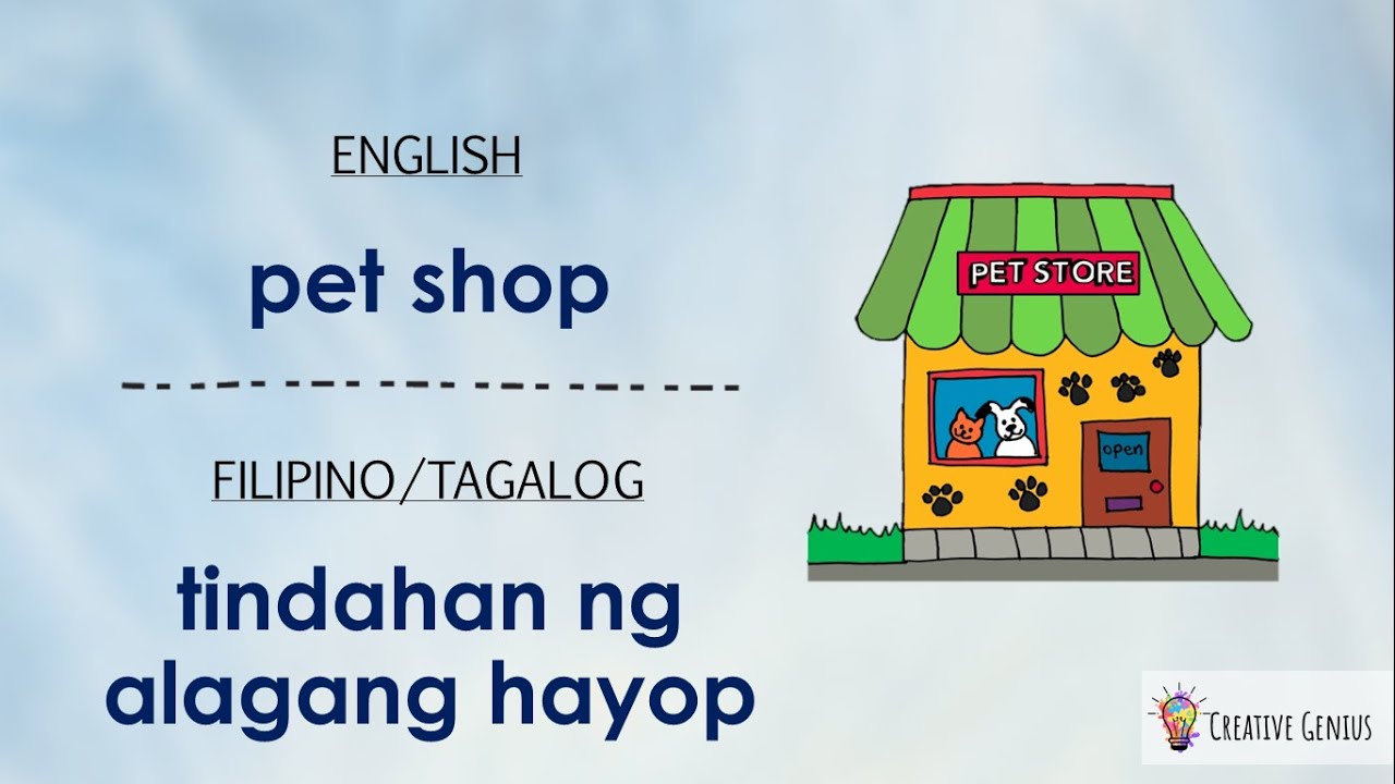 COMMUNITY PLACES - MGA LUGAR SA KOMUNIDAD (PART 2) | English – Filipino ...