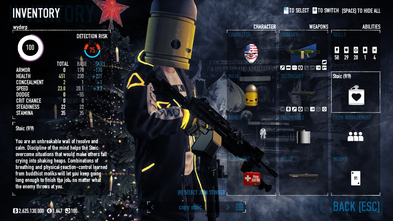 copycat stoic is as good as you think. payday 2 - YouTube