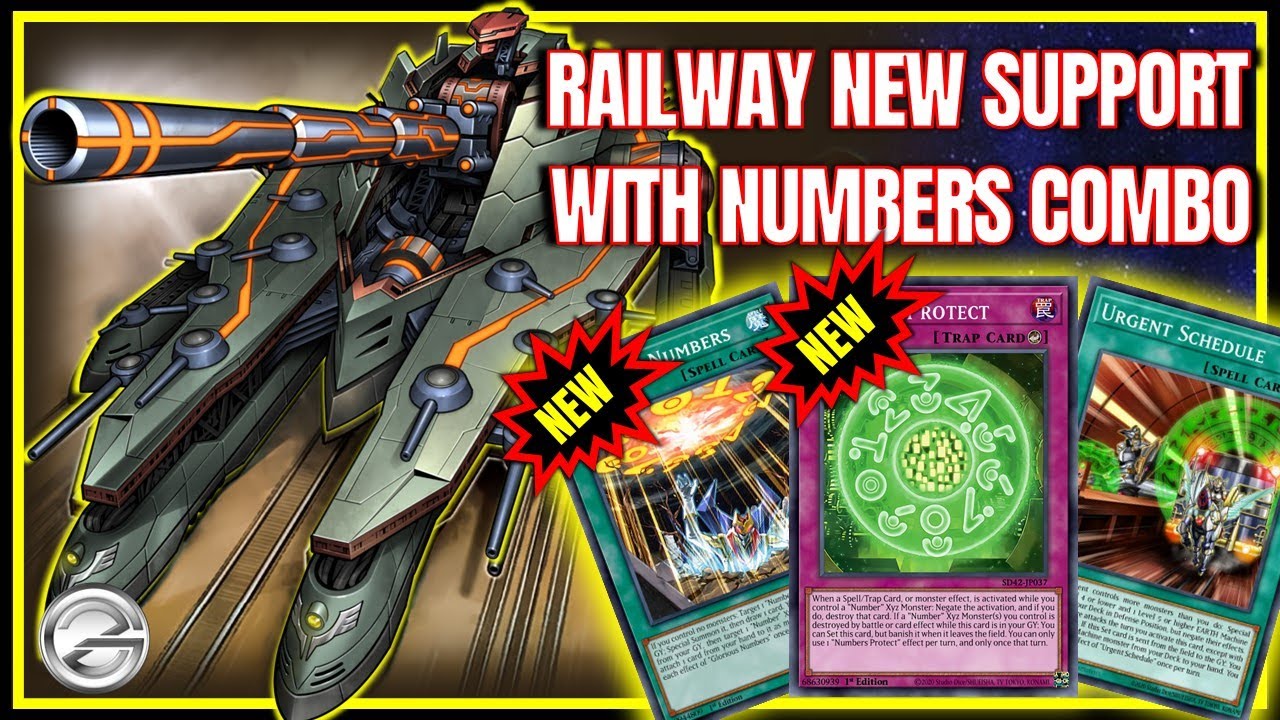 BEST COMBO! Railway Deck Xyz Combo Using Number Cards | Duel Links ...