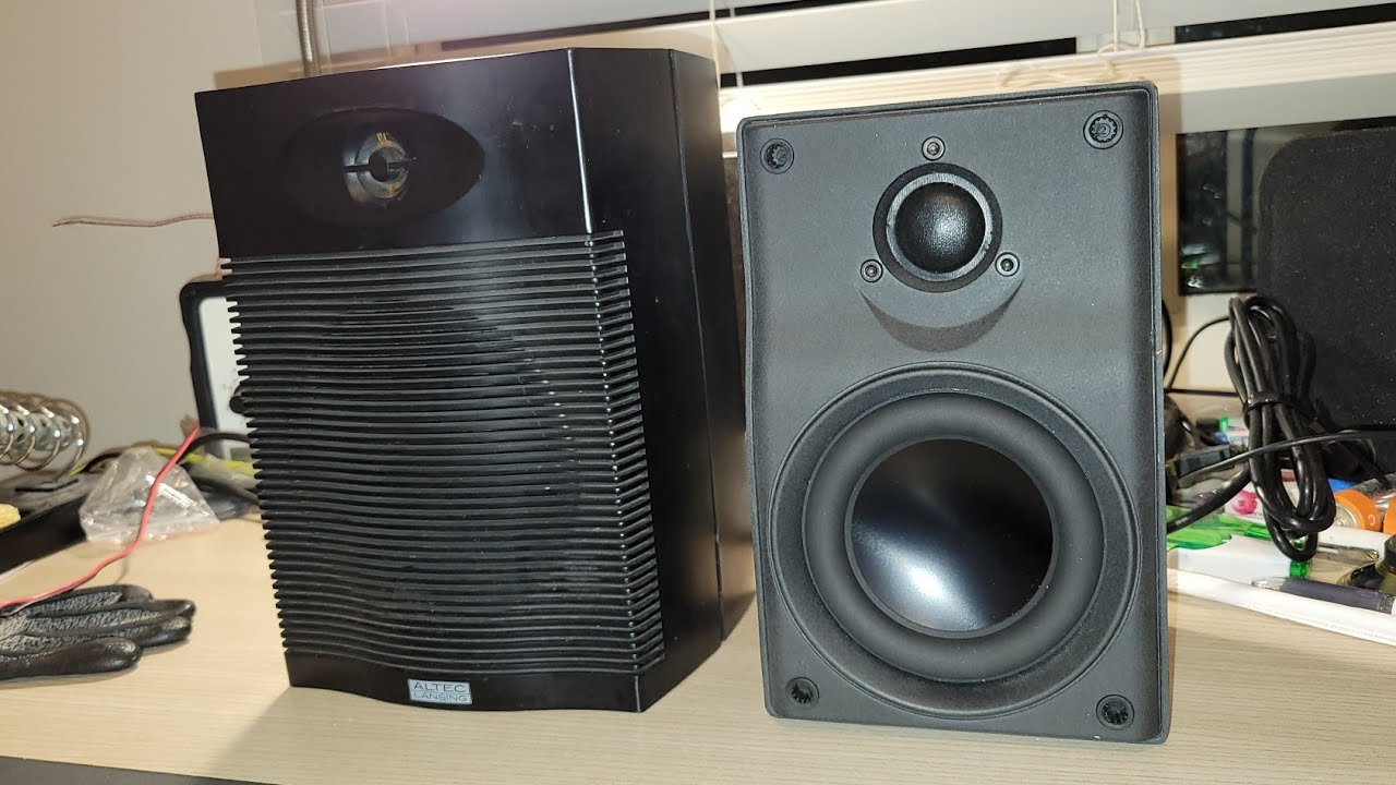 Quick Test: Altec Lansing Model 56 vs Realistic Optimus Pro X7 - YouTube