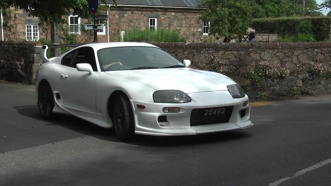 Custom Supra Races Away - YouTube