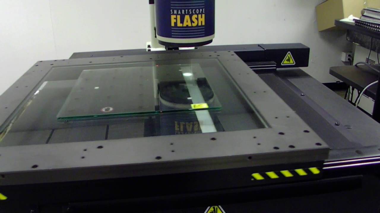OGP Flash 400 Video Measuring Machine - calibrated - YouTube