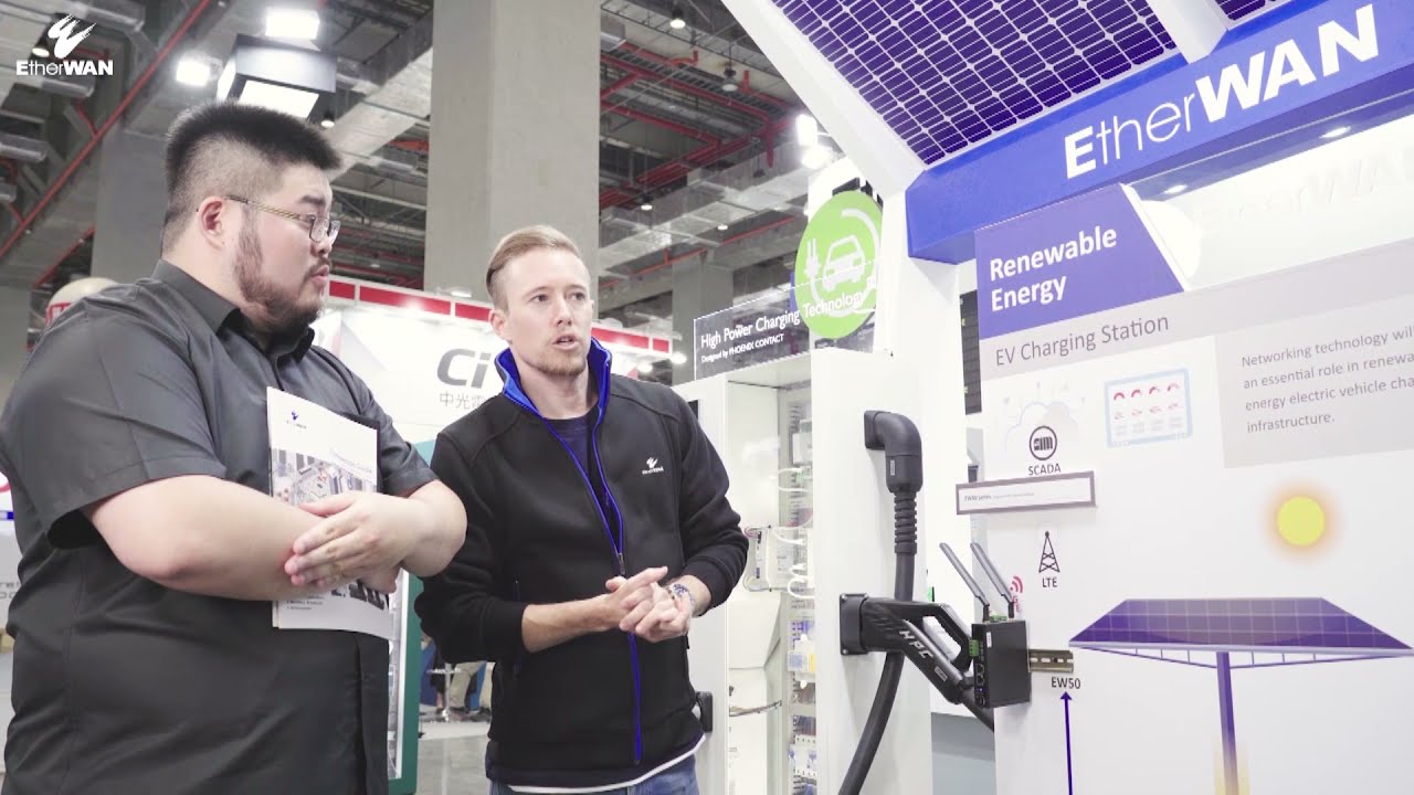 EW50 Series _ Industrial LTE Cellular Gateway with EV Charging - YouTube