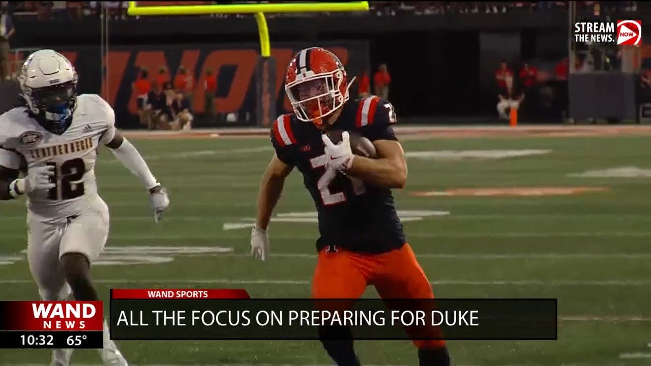 Illinois preparing for Duke's strong offense - YouTube