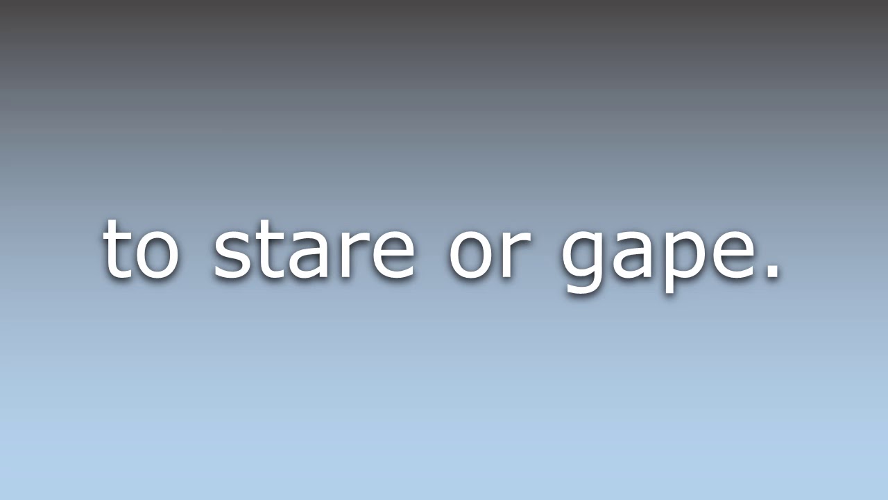 What does Gaw mean? - YouTube