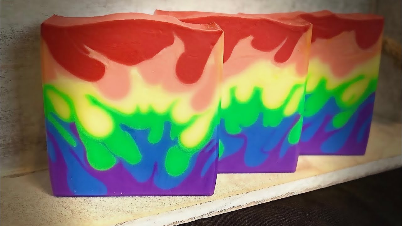 Cold Process Soap Making “After the Storm” - YouTube