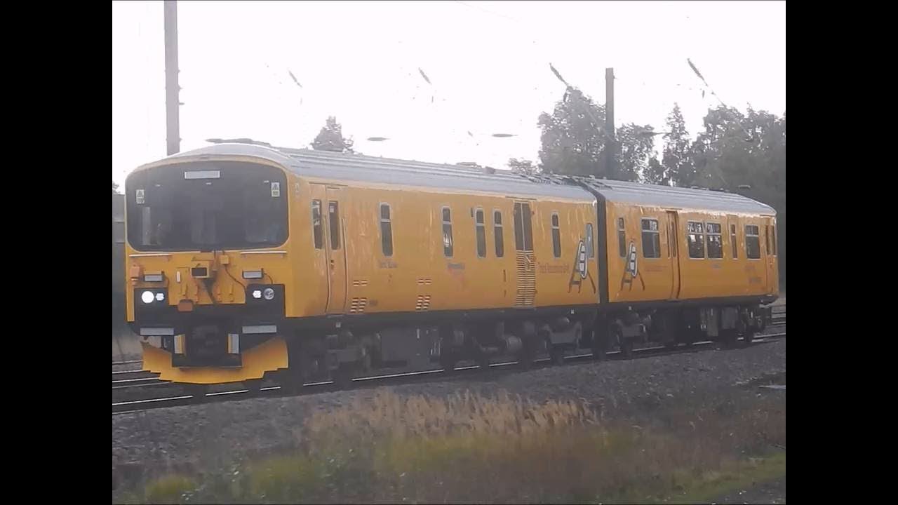 Network Rail 950001 passing The Y&DSME with a Derby R.T.C to Mossend ...