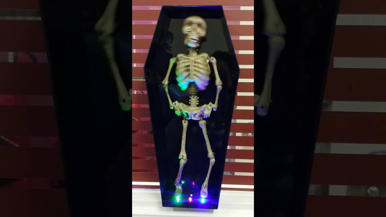 Grooving Skeleton in Coffin - YouTube