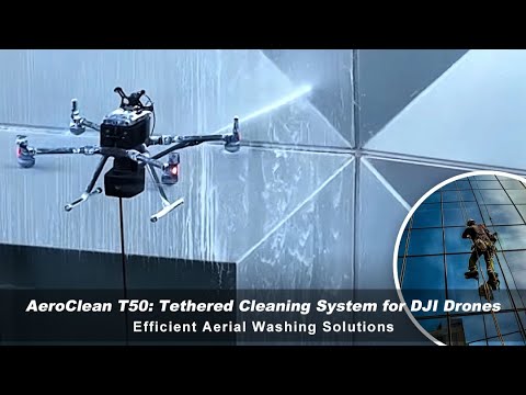 T50 Flexible Tethered Cleaning System for DJI Drones – 800㎡/h High ...