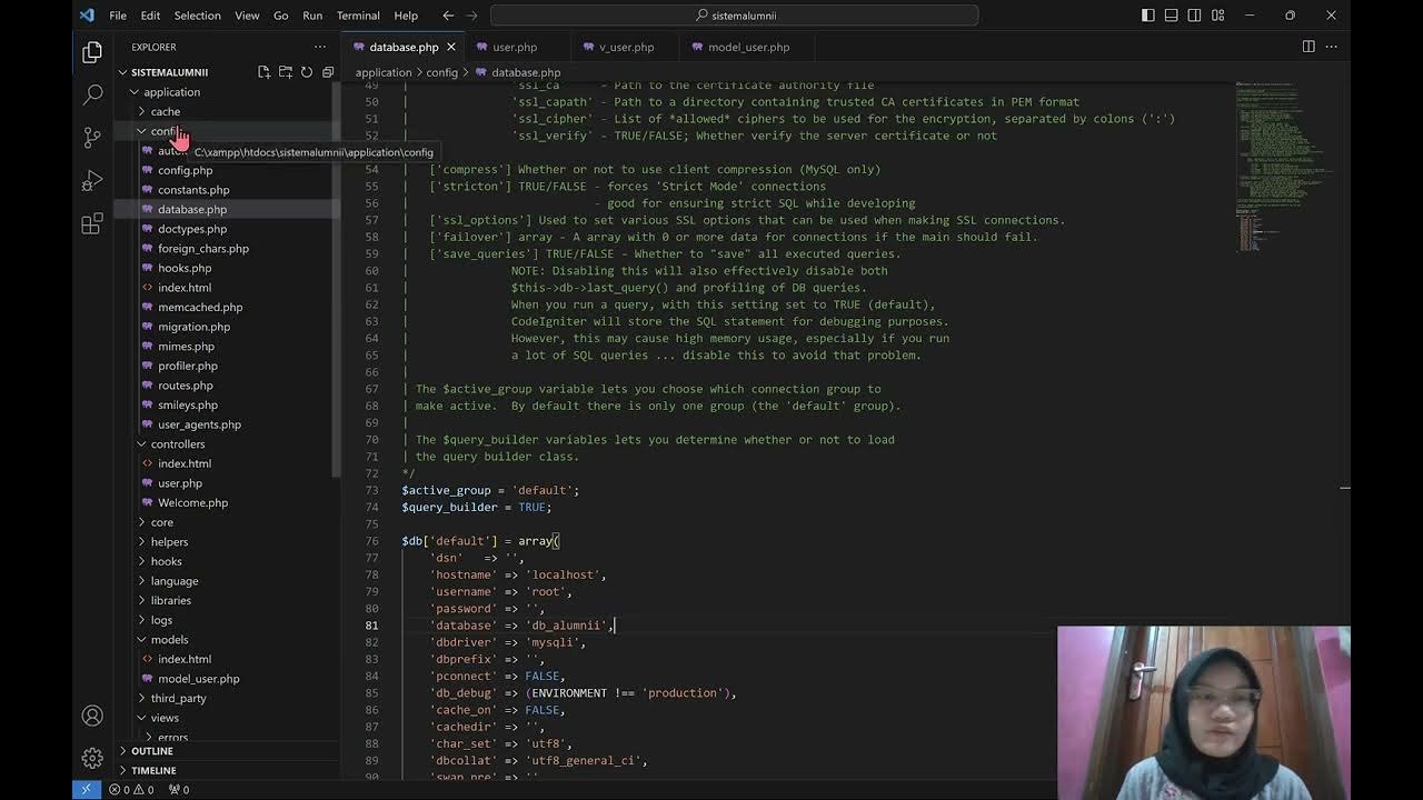 TUTORIAL KONEKSI DATABASE CODEIGNITER 3 - YouTube