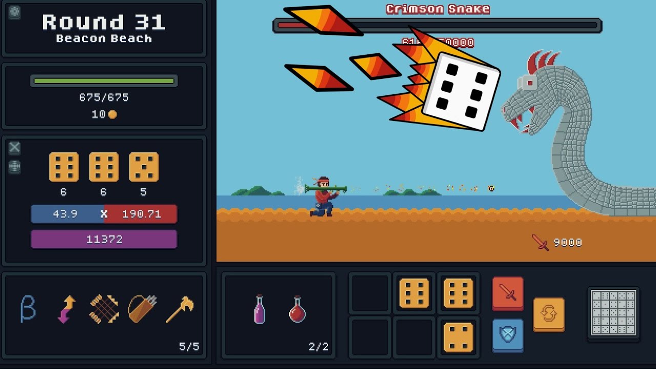 Blow up your Enemies in this Dice deckbuilder! | Blasted Dice Demo # ...