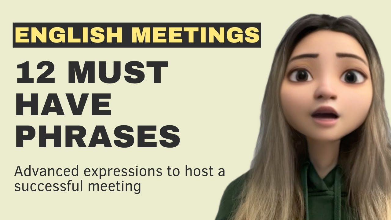 12 Business English expressions for hosting a meeting | vocabulary ...