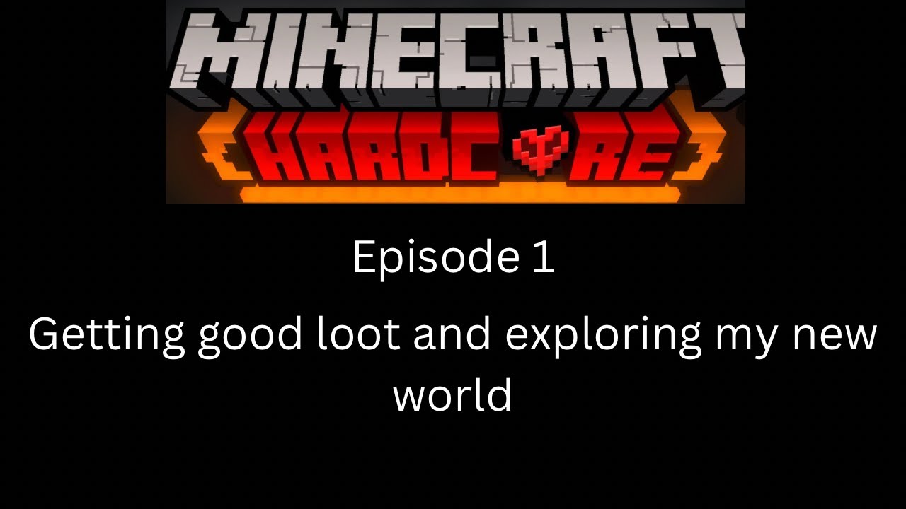 Minecraft hardcore episode 1 (getting a good spawn and spotted a cave) - YouTube