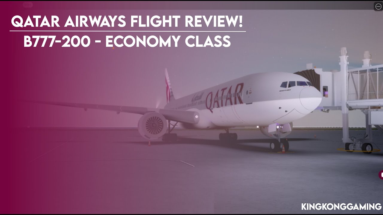 ROBLOX | Qatar Airways B777-200 Flight! - YouTube