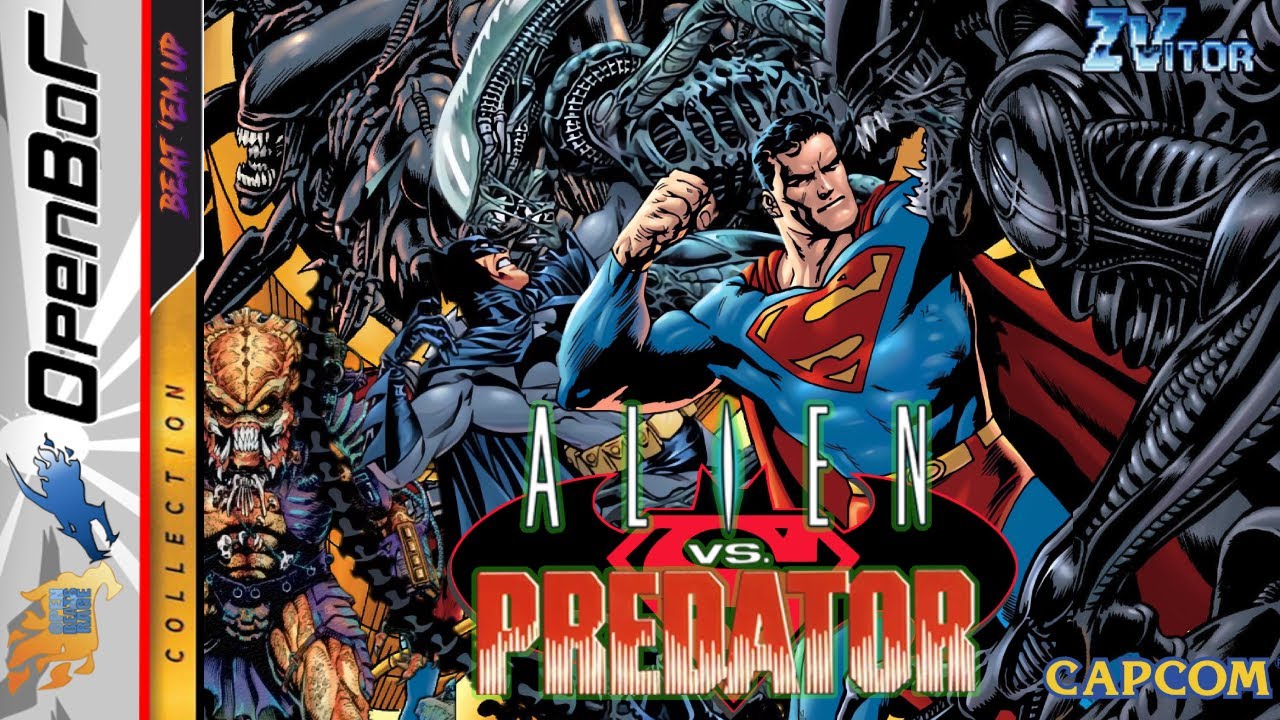 Alien VS Predator - Superman & Batman Mode [OpenBor] Beat 'em Up - YouTube