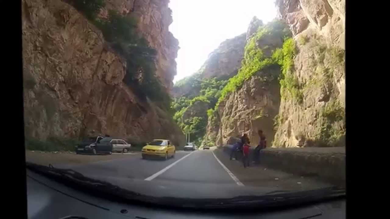 Iran Travelling from North of Iran (Chalos) to Tehran - YouTube
