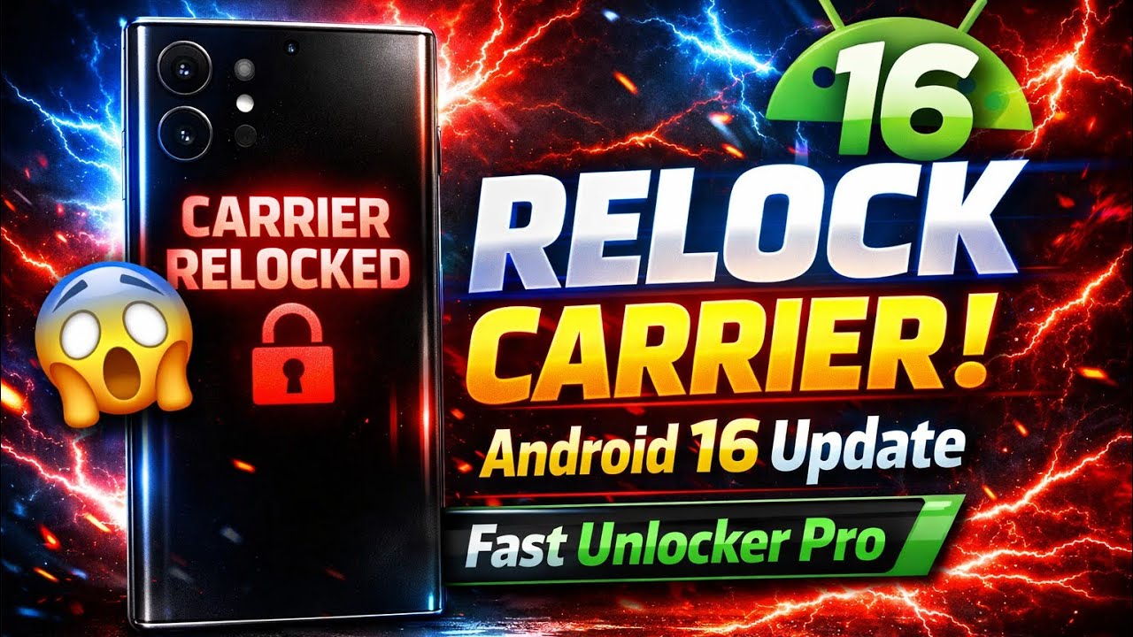 ️Relock Carrier Samsung Galaxy S24 Ultra last update Android 16 Bit Fast Unlocker Pro - YouTube
