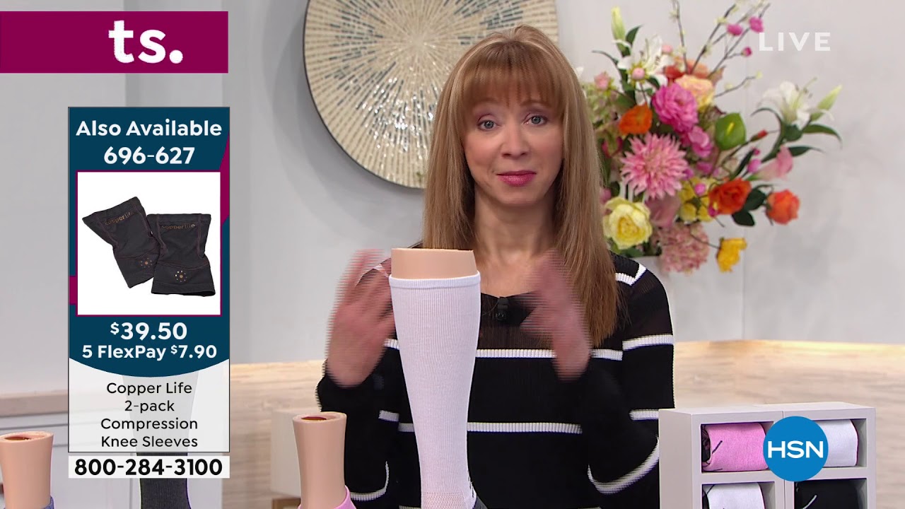 Copper Life by Tommie Copper 4pack Women's Ankle Compres... - YouTube