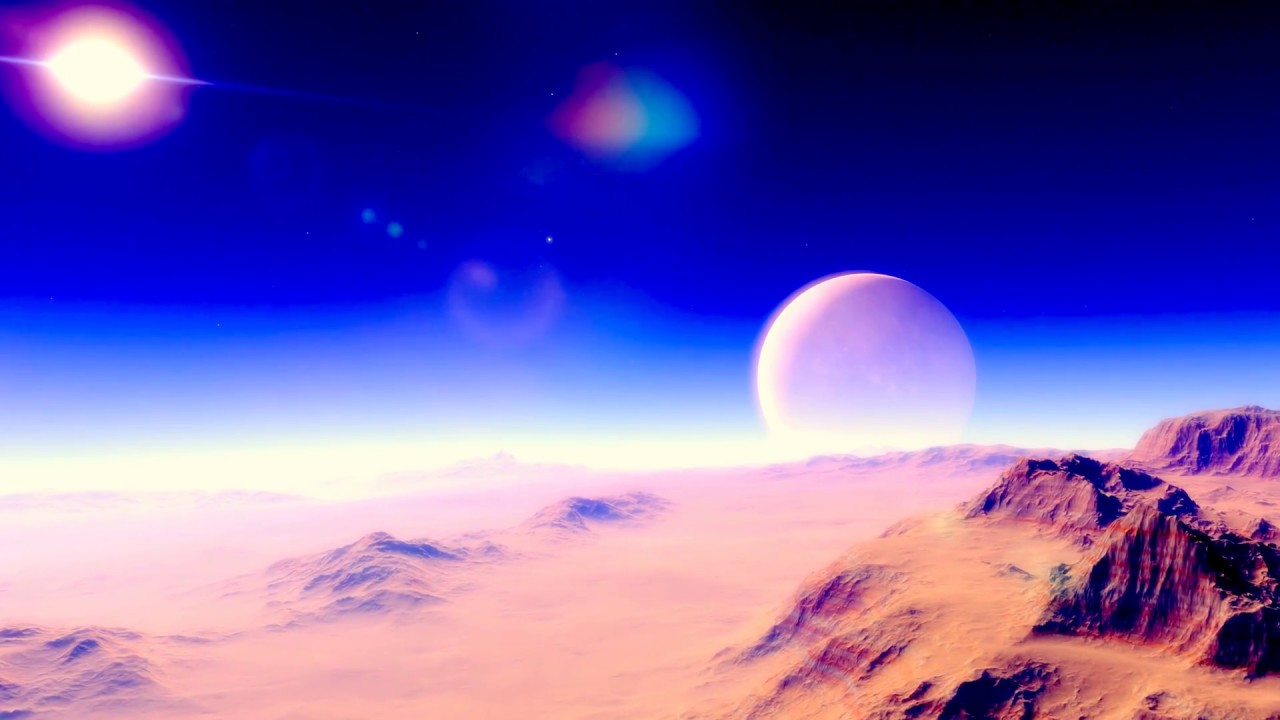 SPACE ENGINE - MARVELOUS SUNRISE on a Binary System !! - YouTube