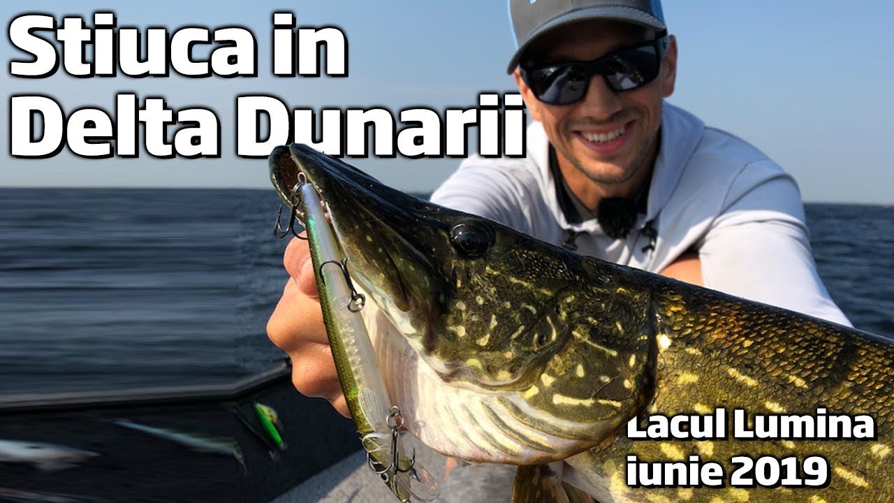 Pescuit la stiuca in Delta Dunarii, lacul Lumina, cu Andrei Sava. - YouTube