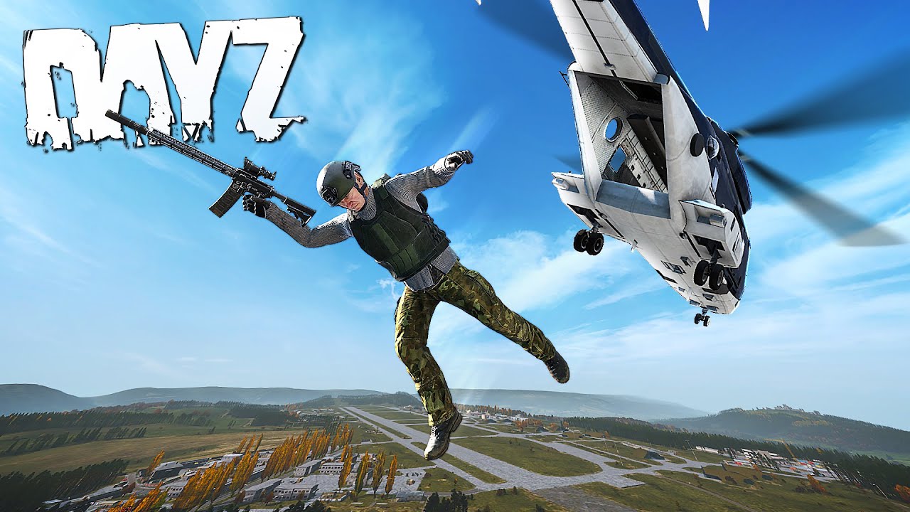 How We ESCAPED With The SERVERS ONLY HELICOPTER! DayZ Squadplay. - YouTube