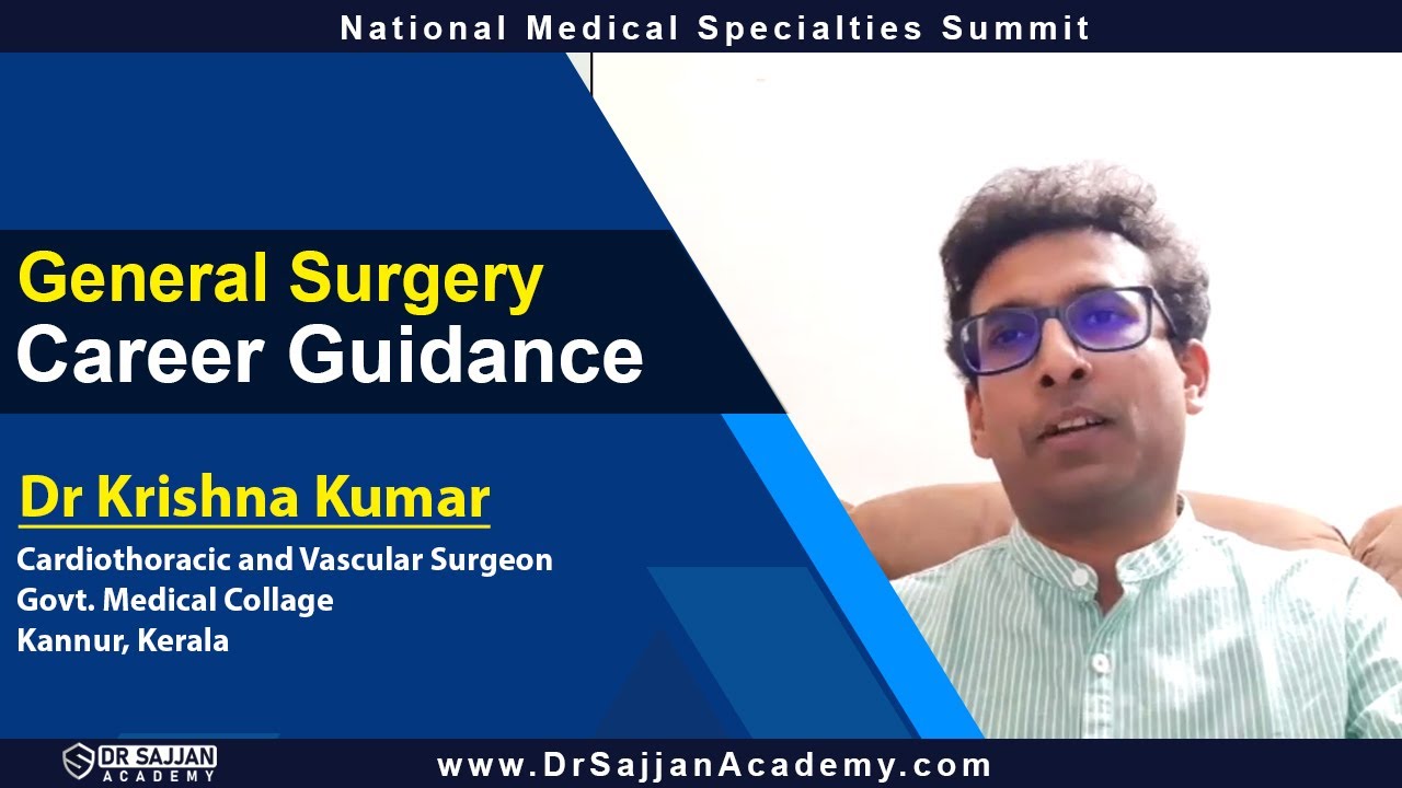 Dr Krishna Kumar | Cardiothoracic and Vascular Surgeon | Govt. Medical ...