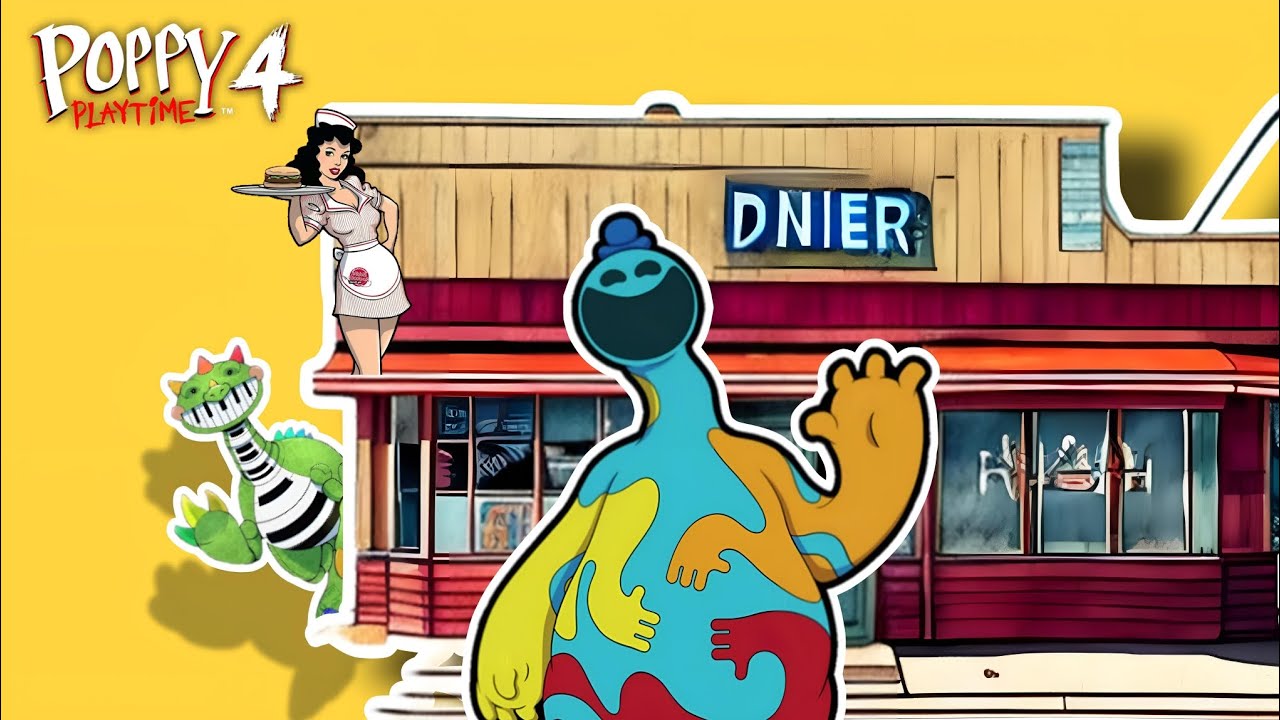 Doey tries To Eat Pianosaurus for dinner 😱 |Poppy Play Time Chapter 4 ...