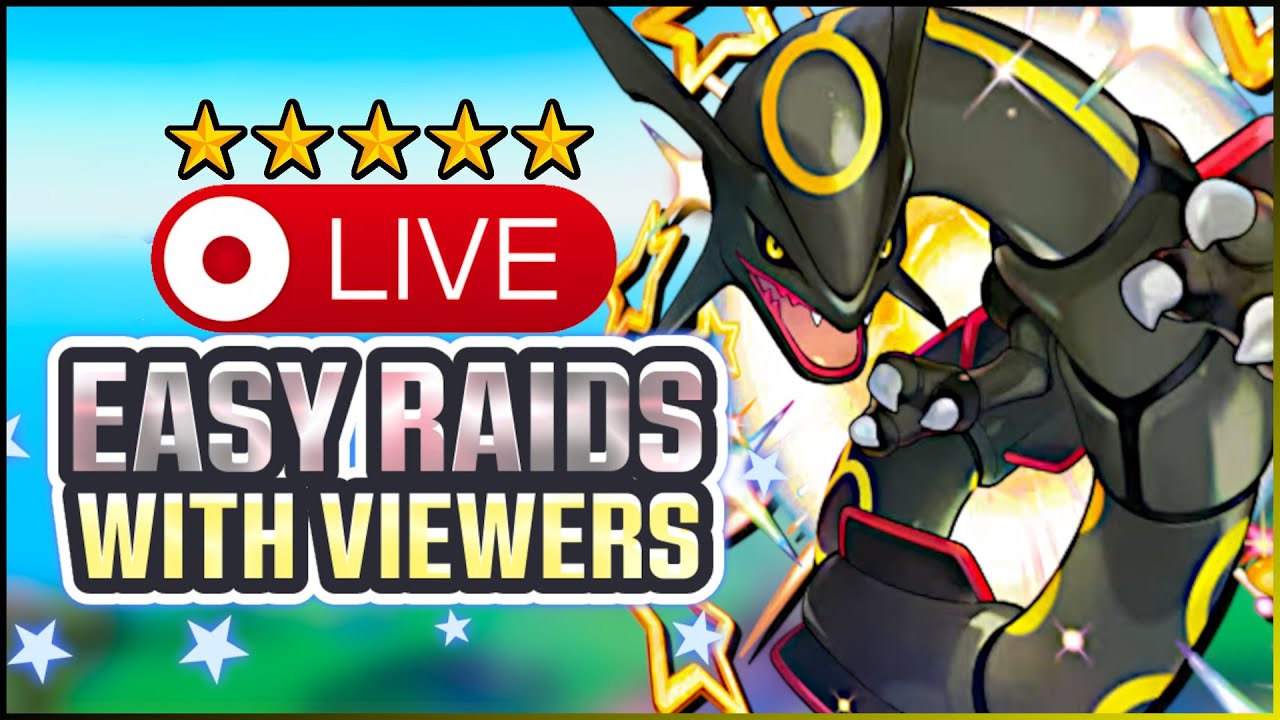 5 Star Shiny Rayquaza Event - With Viewers - YouTube