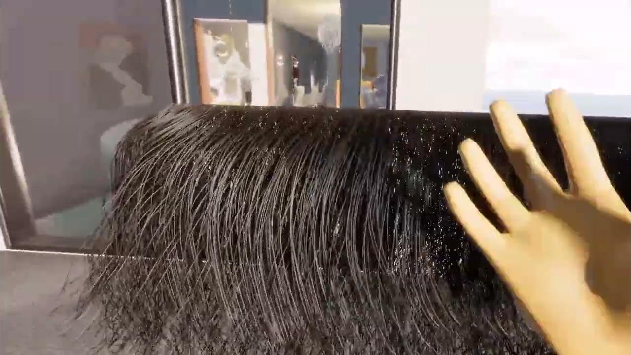 Hair Interaction VR Demo HDRP Unity - YouTube