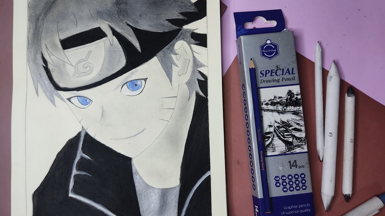 Sketching Naruto Uzumaki | Anime art tutorial - YouTube