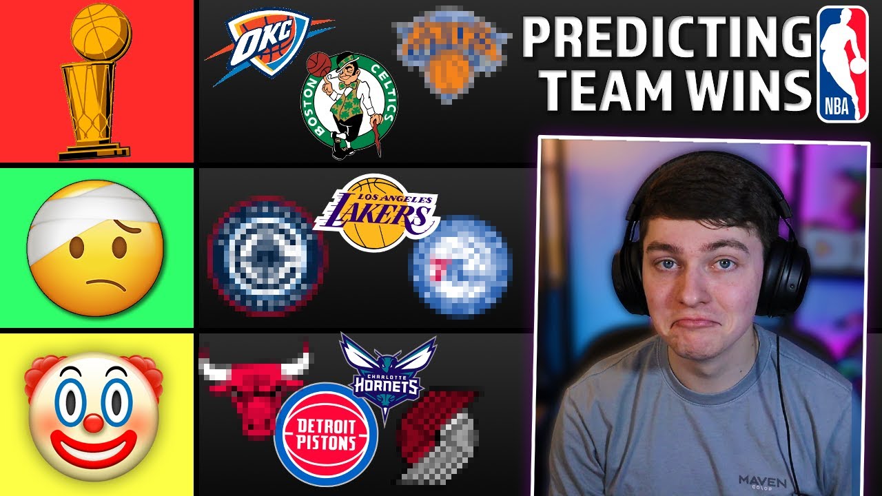 I Predicted EVERY NBA Team's Record for Next Season! - YouTube