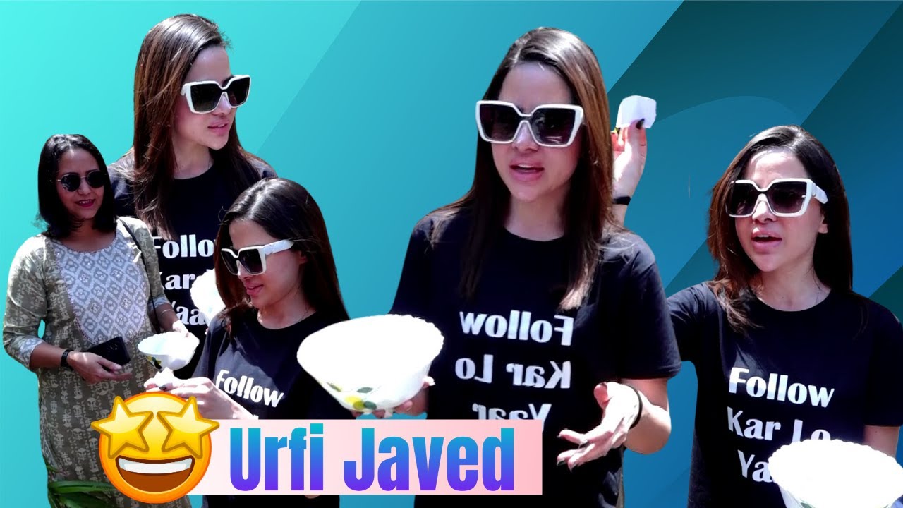 Urfi Javed Playing A game With Her Media Friends - YouTube