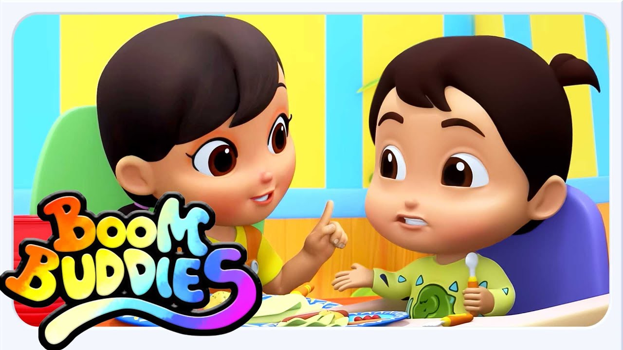 Mastica Bien Tu Comida, Canción Divertida para Niños + Rimas Infantiles ...