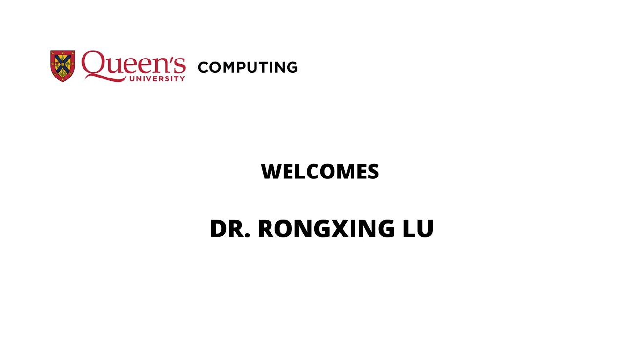 Interview with Dr. Rongxing Lu - YouTube