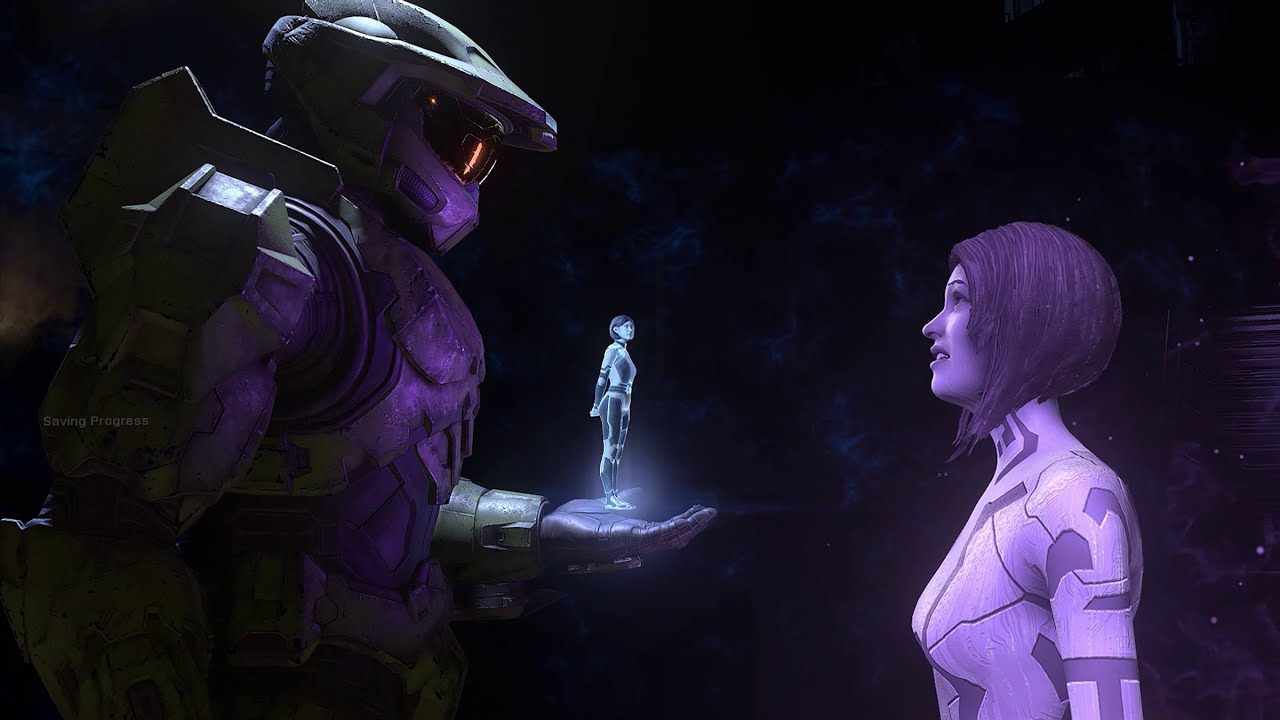 Halo Infinite Cortana Met Master Chief And Weapon | Campaign Silent ...