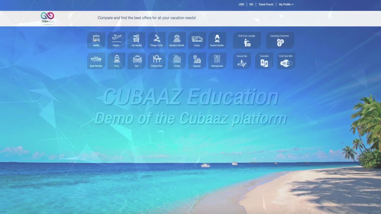 CUBAAZ EDUCATION - DEMO OF THE CUBAAZ PLATFORM - YouTube