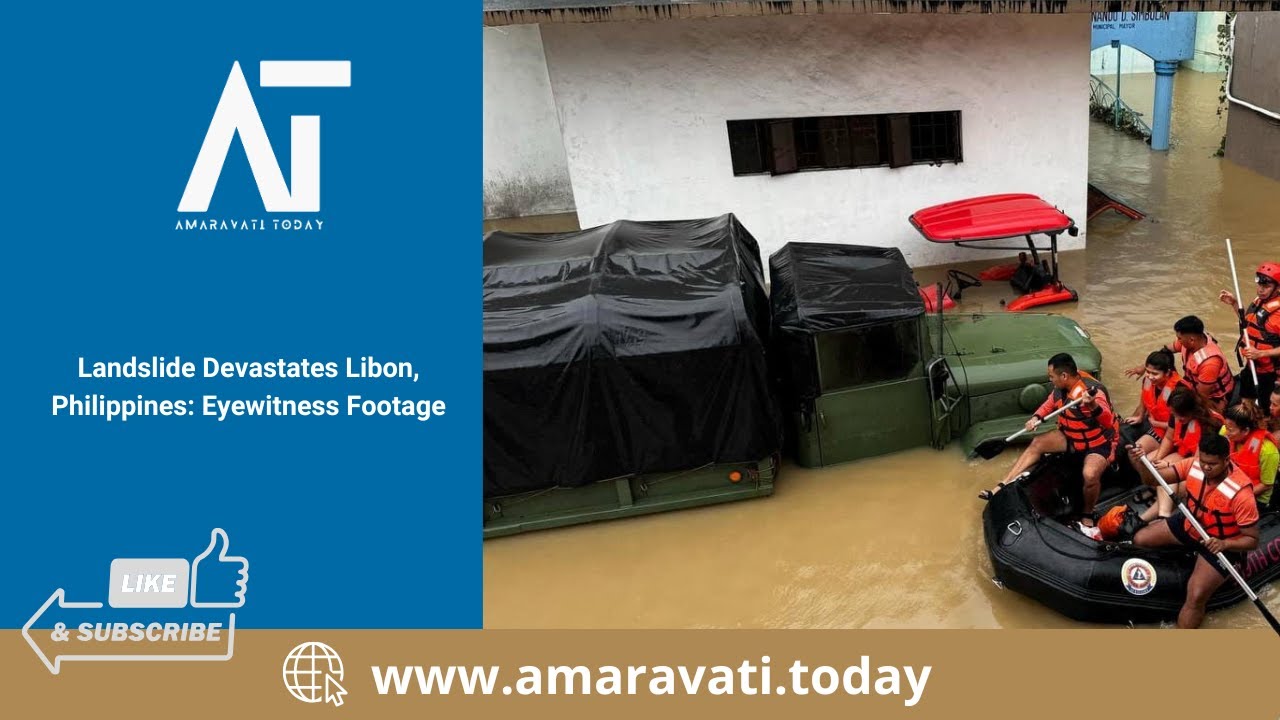 Landslide Devastates Libon, Philippines | Eyewitness Footage ...