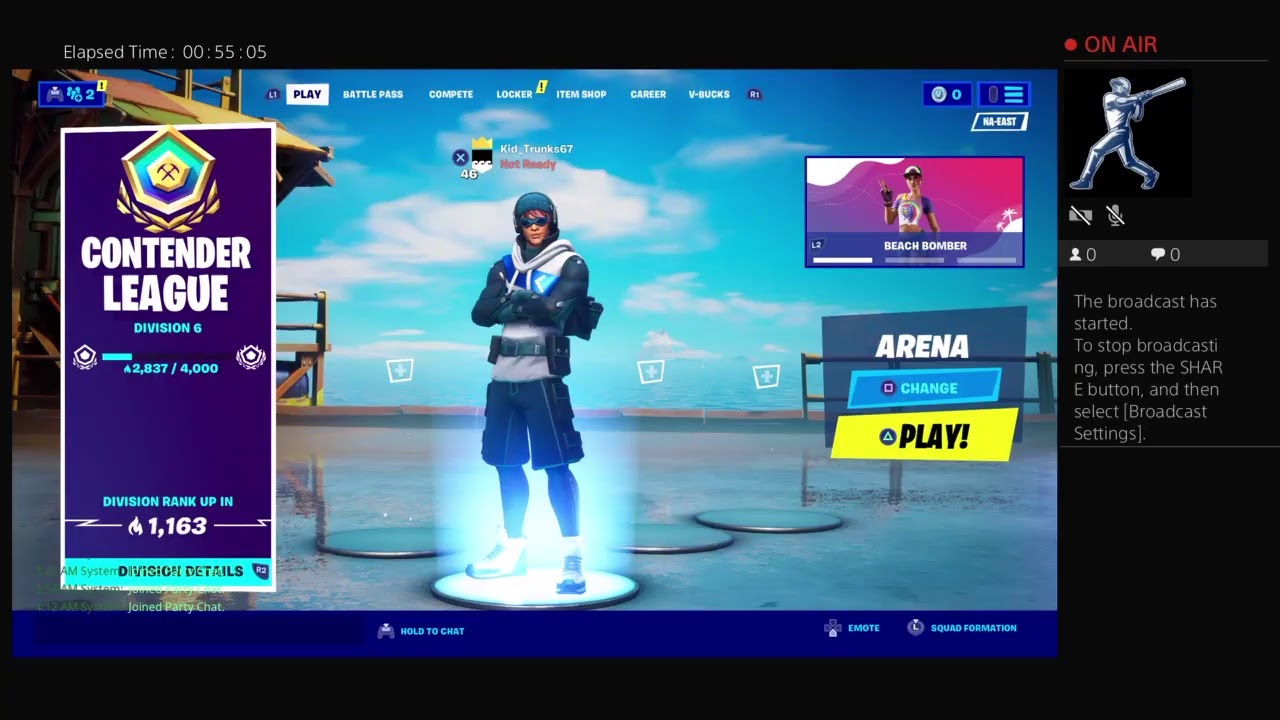 Fortnite arena division 6 grind to 7 - YouTube