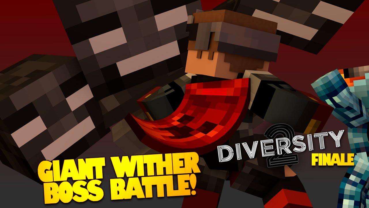 Minecraft | Giant Wither BOSS CHALLENGE | Diversity 2 FINALE - YouTube