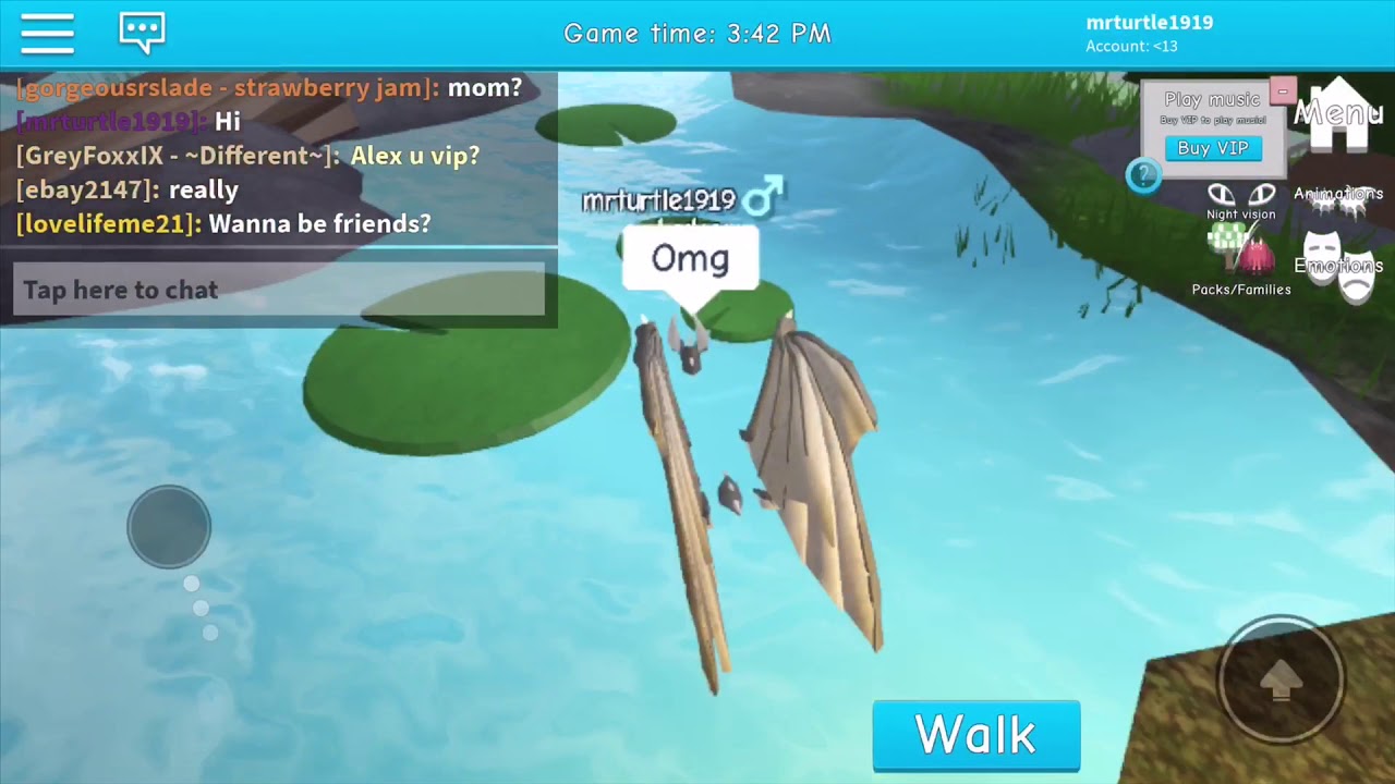 Playing dragon life [roblox] - YouTube