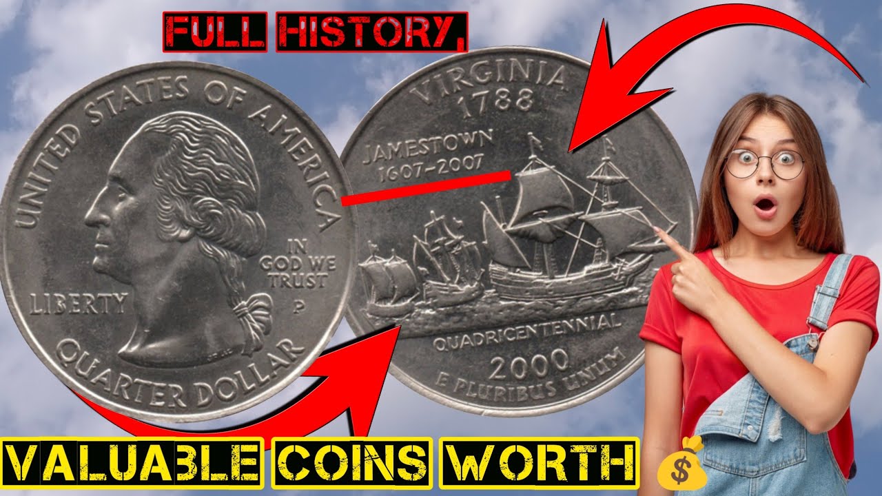 Quarter Dollar 2000 coin value Rare coin of United States of America ...