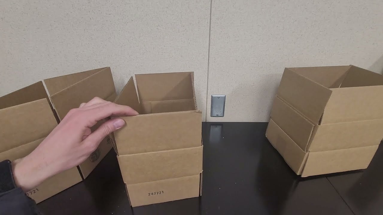How to make a taller box by using more boxes. - YouTube