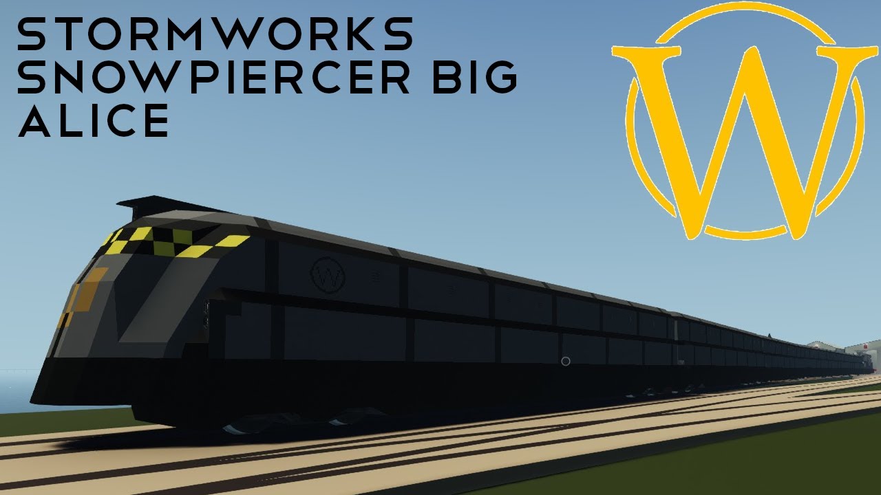 Stormworks Snowpiercer Big Alice Build - YouTube
