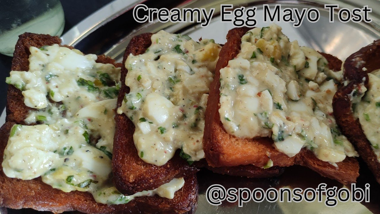 Creamy Egg Mayo Toast | best snack ever #youtube #food #trending #trend ...