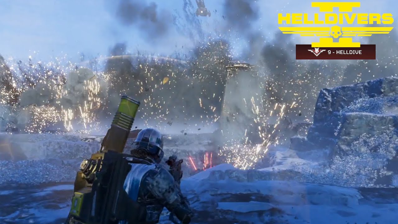 My first Helldive mission - Helldivers 2 gameplay - YouTube