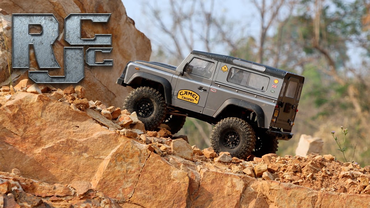 Land Rover RC Adventure 1/10 Scale MN999 Defender Wade on the roughest ...