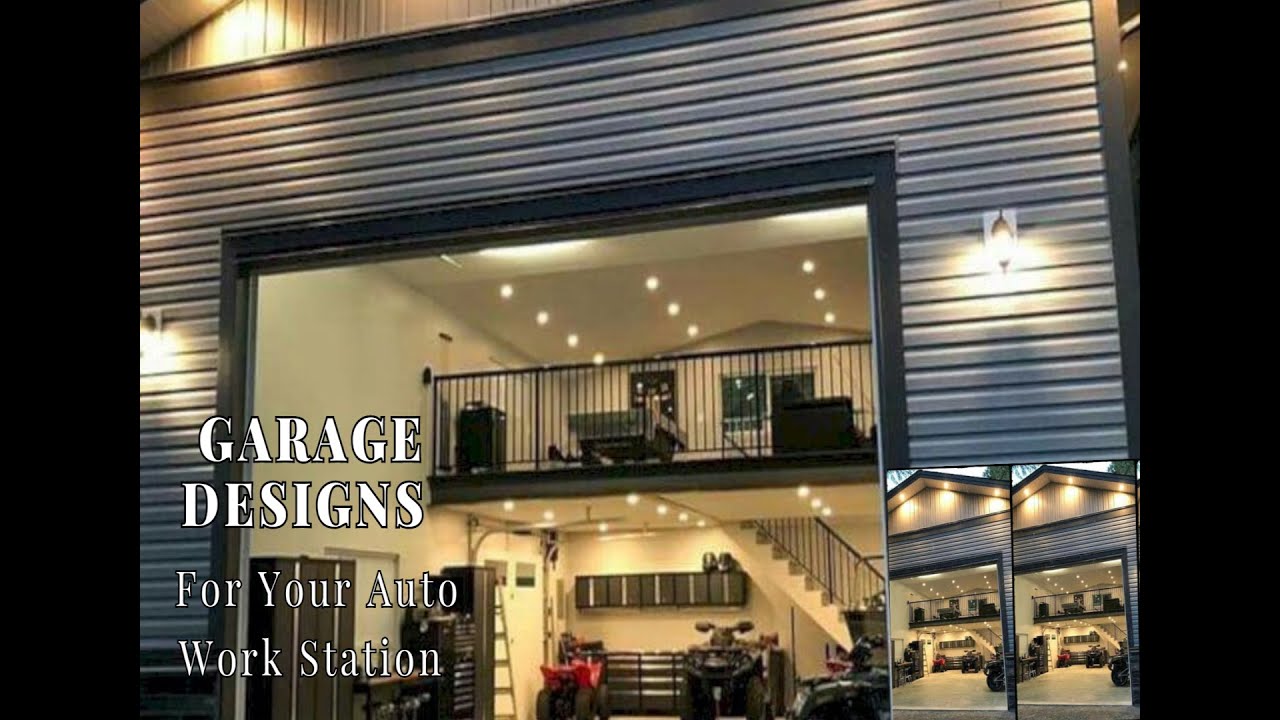 Designs of Garages for the Ultimate Auto Work Station - YouTube