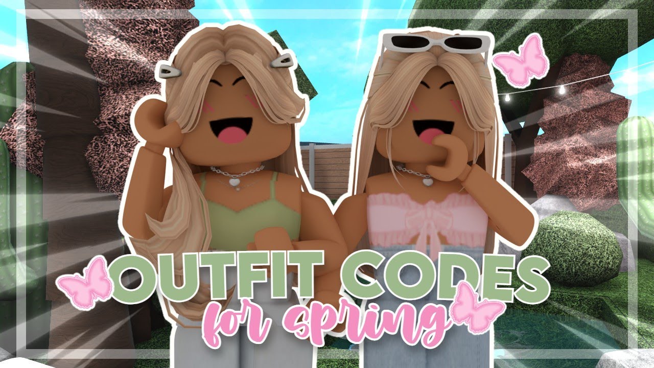 Roblox OUTFIT CODES For SPRING Time | Roblox VOICE Video - YouTube