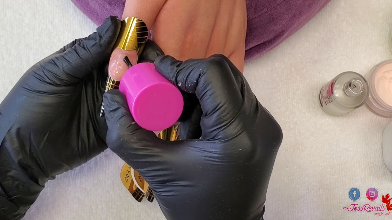 Uñas Acrilicas punta Coffin con Foil😃💝💅 - YouTube
