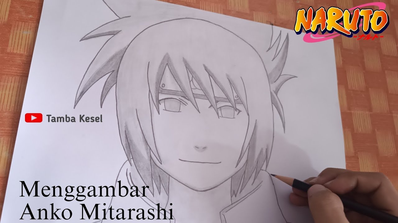ANKO MITARASHI || Menggambar Karakter Anime Naruto || How to draw - YouTube